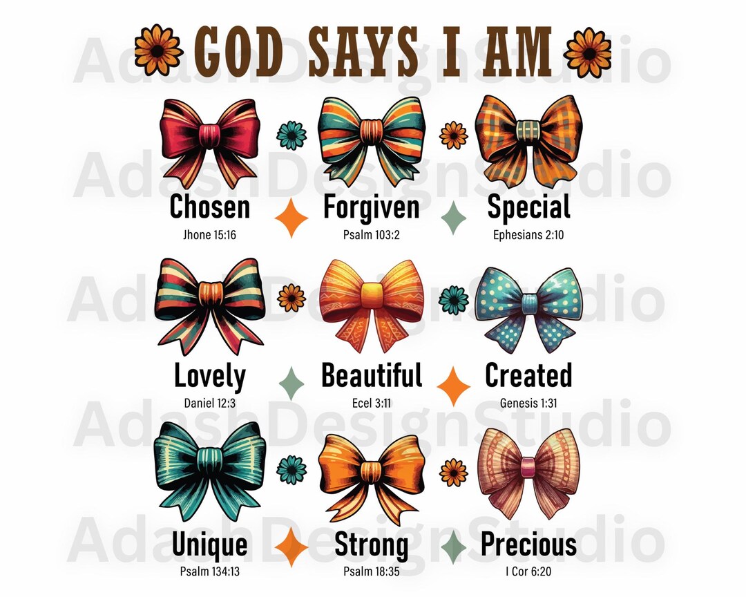 God Says I Am Png, Christian Png, Coquette Bible Verses Png, Fall Bible ...