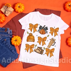 Fall Coquette Bow Png, Pumpkin Svg, Fall Bow Svg, Autumn Pumpkin Svg ...