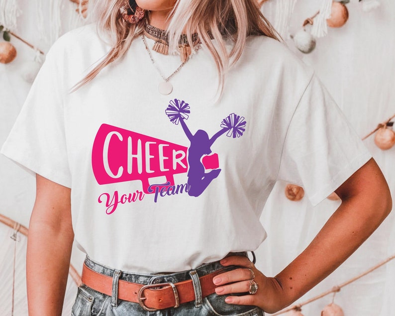 Cheer Svg, Cheer Your Team Svg, Custom Cheer Team Name Svg, Custom Name ...