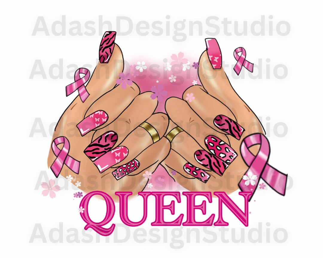 Breast Cancer Queen Svg Png, Survivor Queen Breast Cancer Afro Girl Svg ...