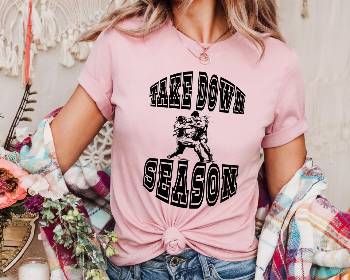 Wrestling Take Down Season Svg Png Wrestling Mom SVG Wrestling Fan Svg ...