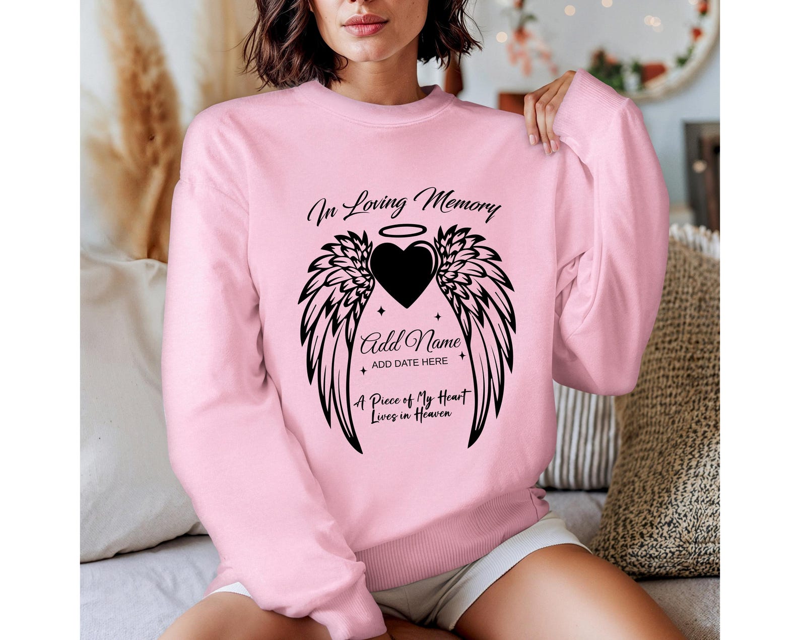 In Loving Memory SVG, Rip Svg, Memorial Svg, Memorial SVG, Angel Wings ...
