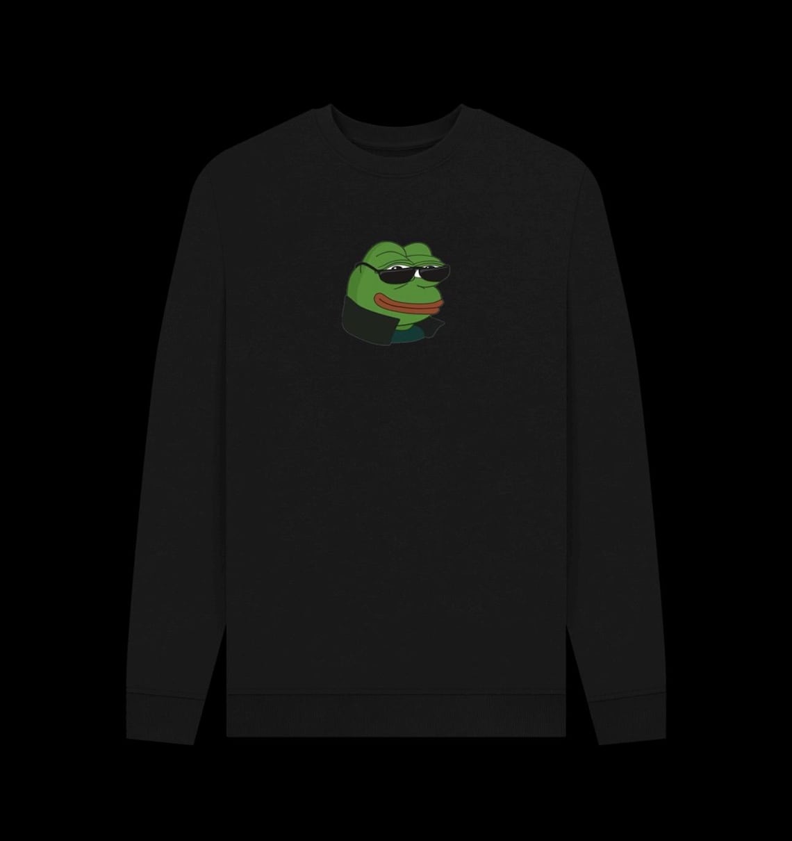 Cool Pepe Meme Organic Cotton Sweatshirt Crypto Hoodies for Men & Women ...