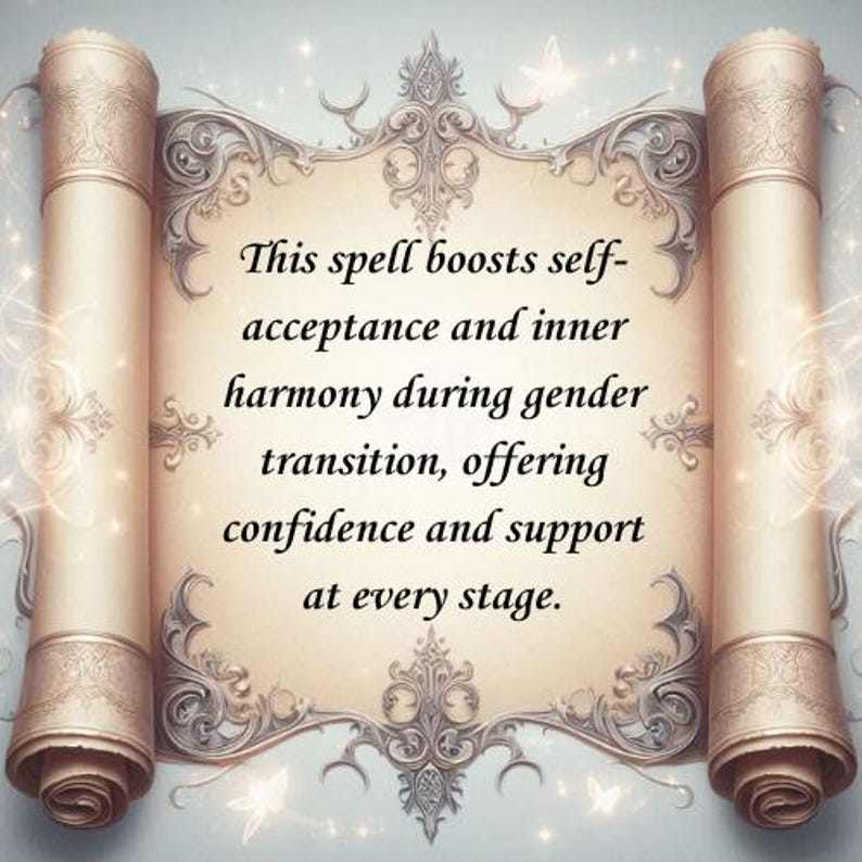 Sacred Spell of GENDER TRANSITION. Gender Identity Acceptance ...