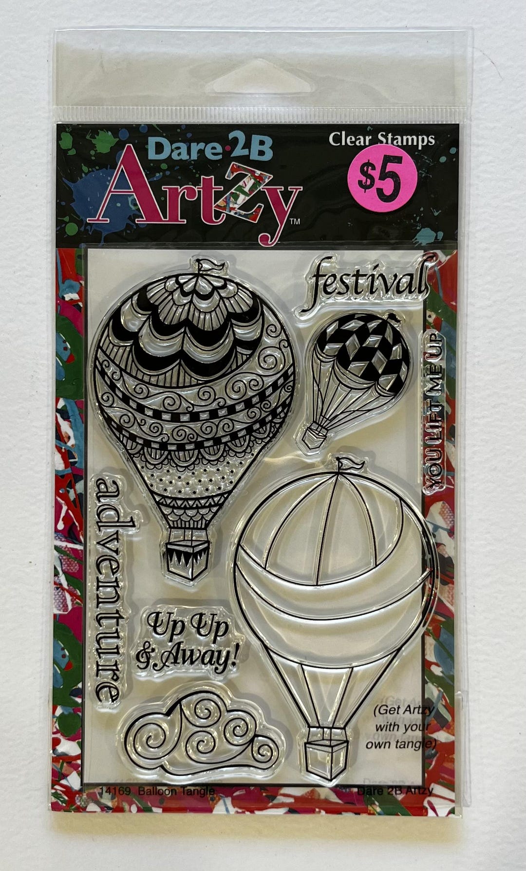 Hot Air Balloon Clear Stamp Set - Etsy