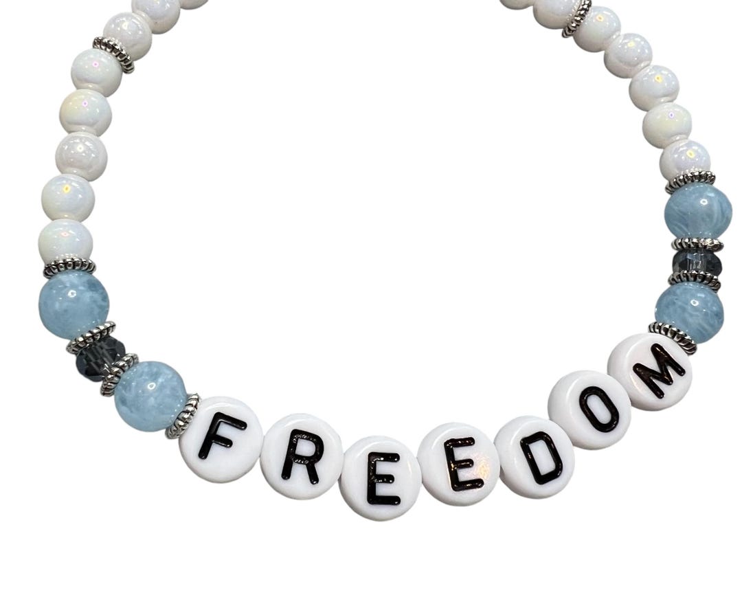 FREEDOM Bracelet With Lotus Charm Kamala Harris - Etsy