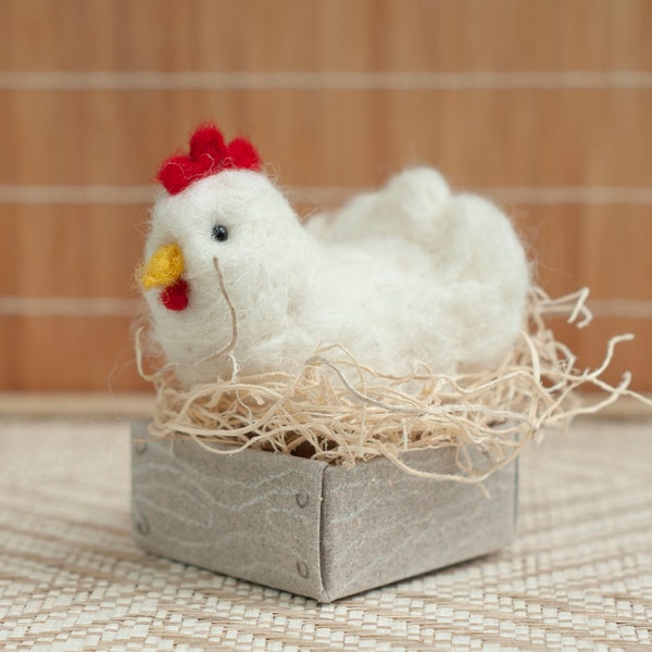 Felt Chicken - Etsy