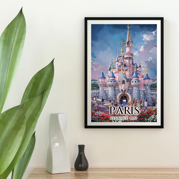 Disneyland Poster - Etsy UK