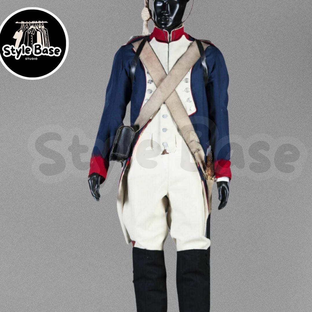 Men's Regency Military Tailcoat - Reproduction Blue British Napoleonic ...