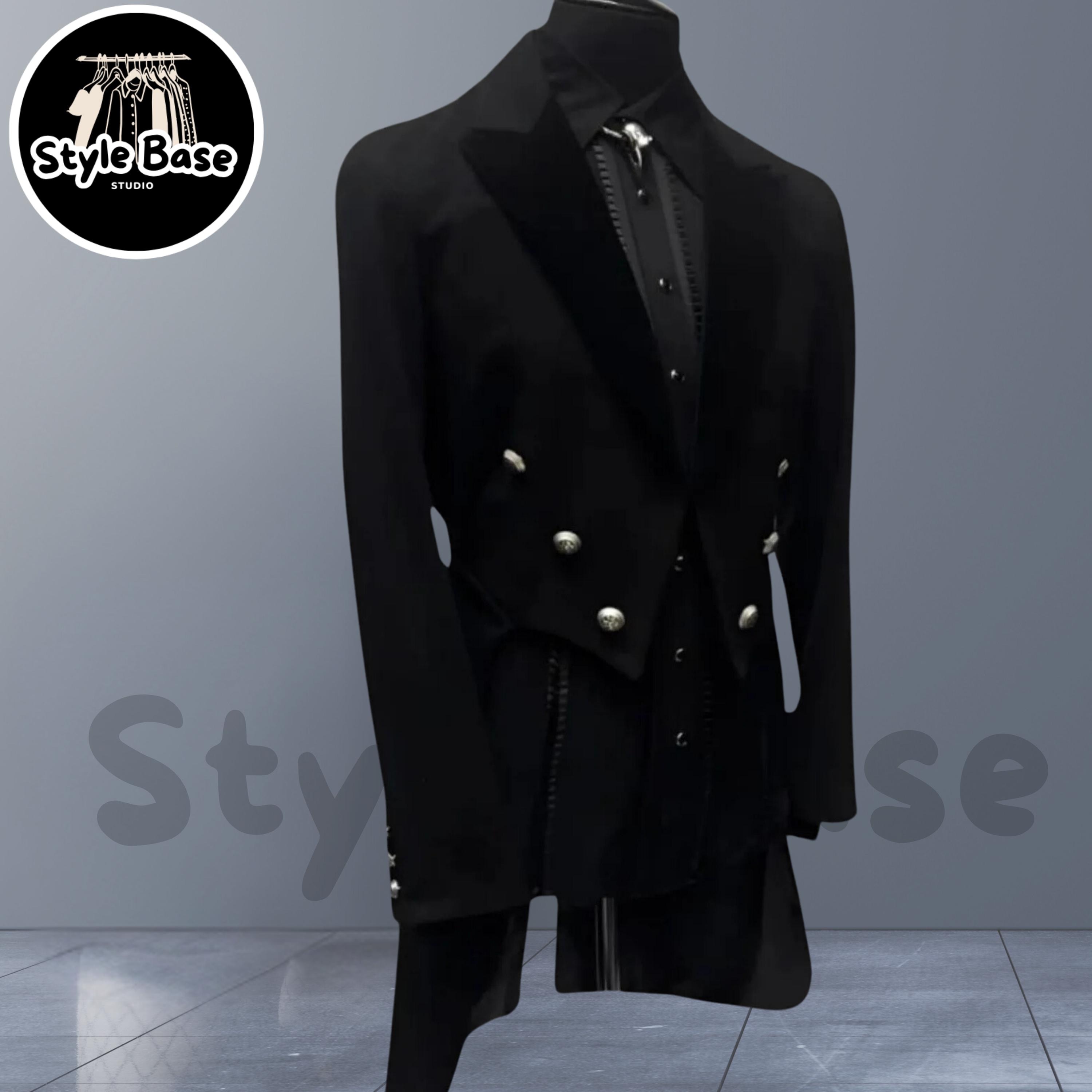Handmade Wool Victorian Tailcoat - Regency Style Formal Black Coat - Etsy