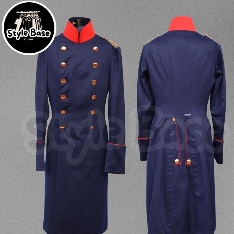 Brand New Hand Made Grenadier Regiment Guard Men Navy Blue Custom Wool ...