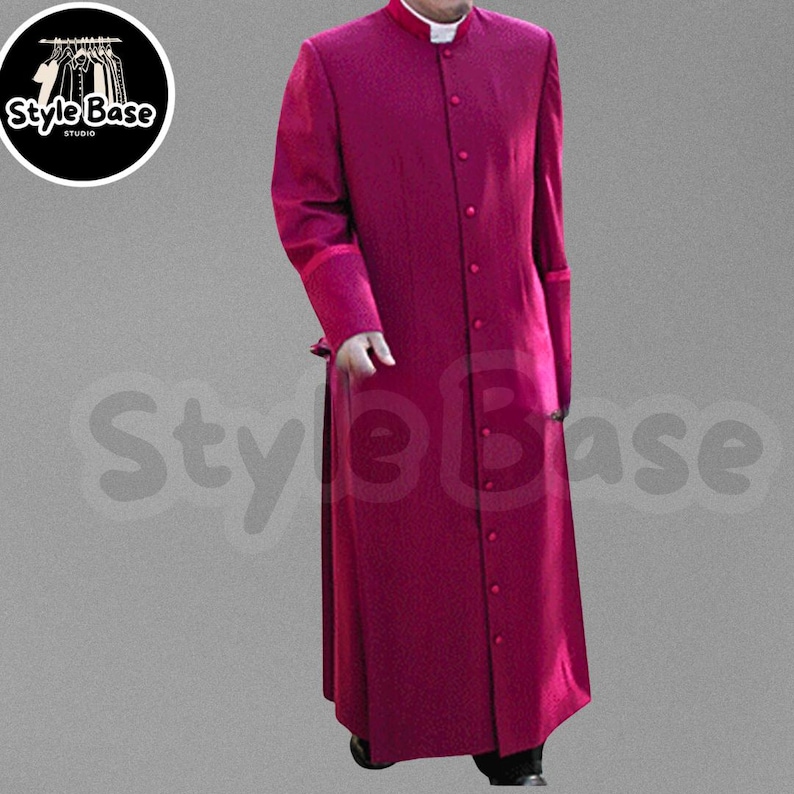 Brand New Roman Cassock - Clergy Vestment, Traditional Priest Robe ...