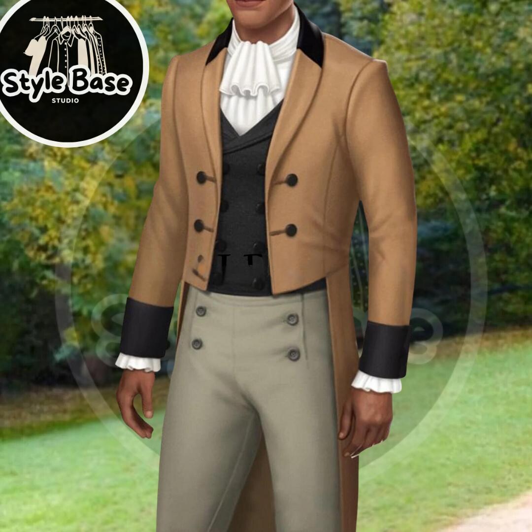 Men's Skin Wool Regency Tailcoat 18th Century Tailcoat Victorian Tailcoat Steampunk Tailcoat ...