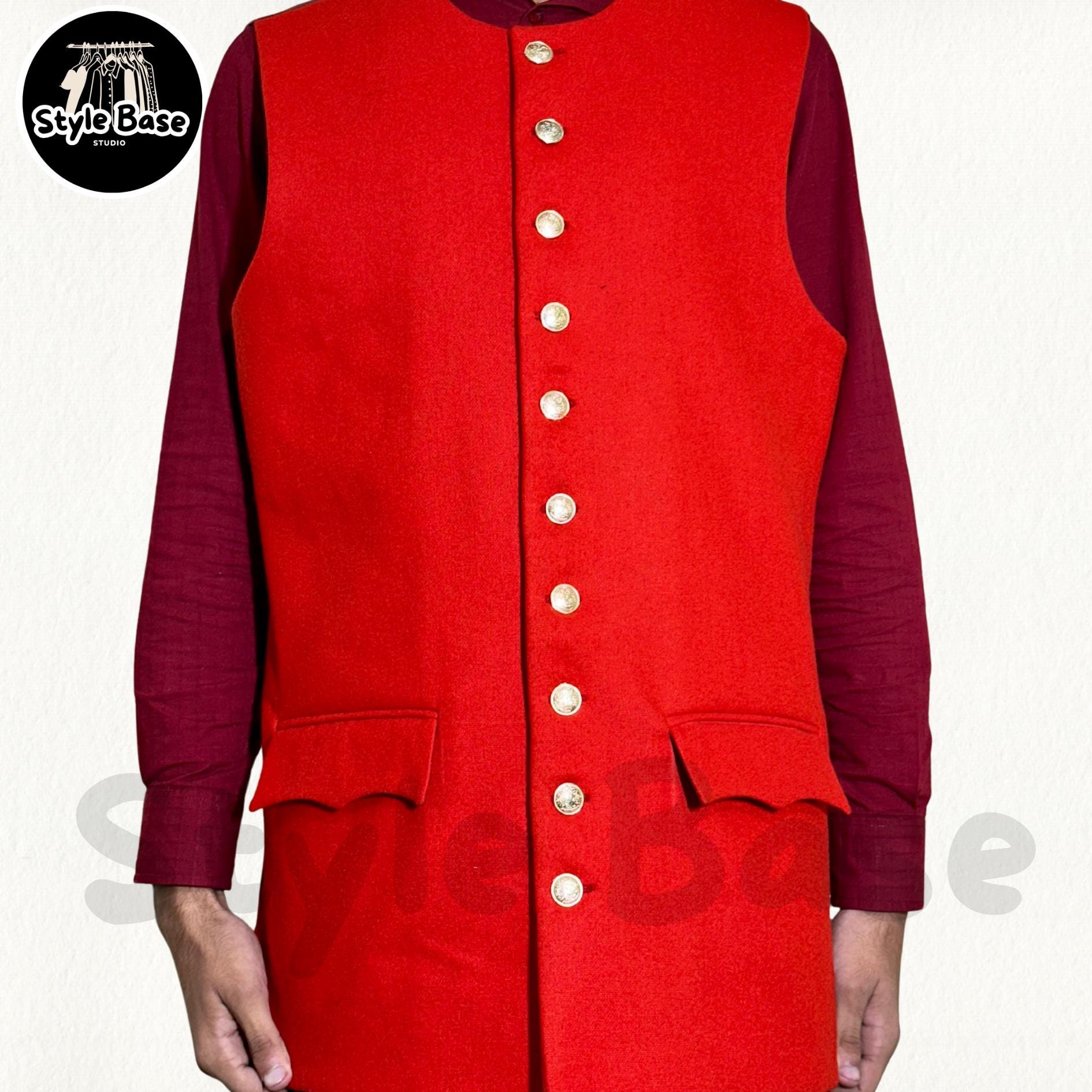 18th Century Men’s Military Cavalry Officer Costume -custom Tailored ...