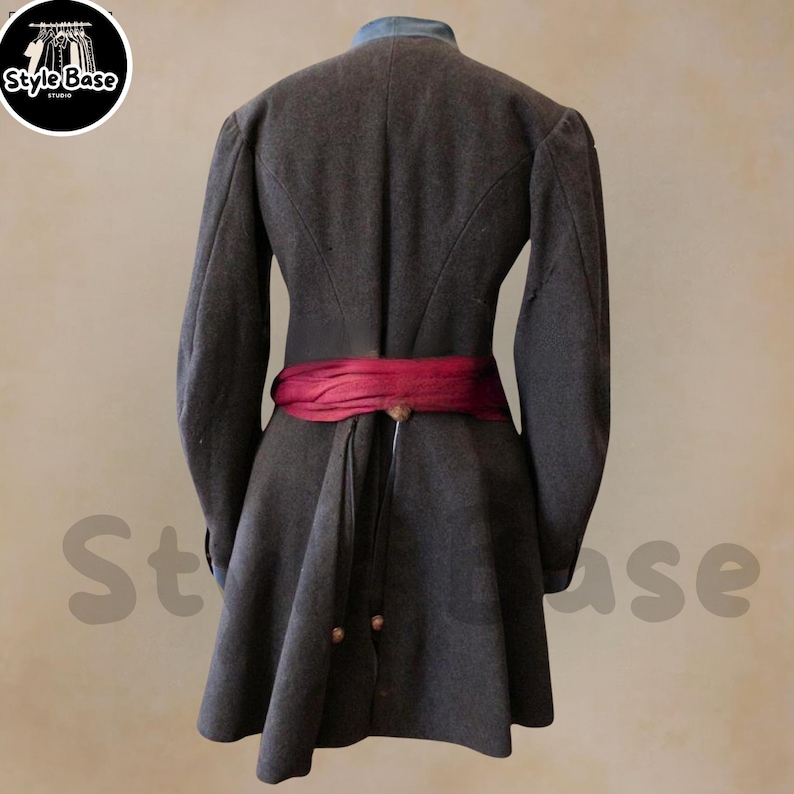 Handmade British Civil War Jacket – Custom Tailored General’s Long Wool ...