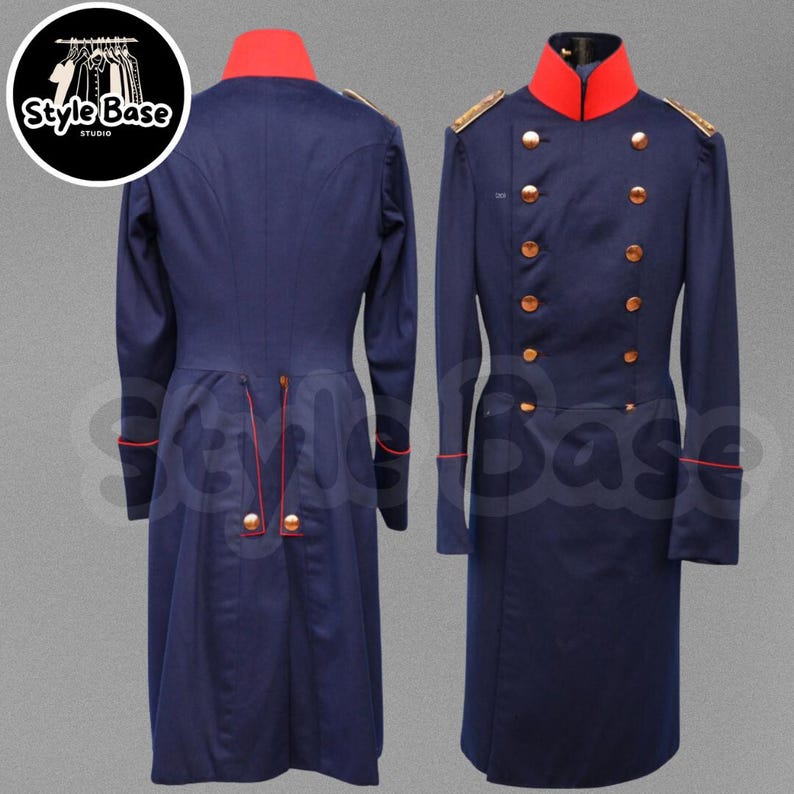 Brand New Hand Made Grenadier Regiment Guard Men Navy Blue Custom Wool ...