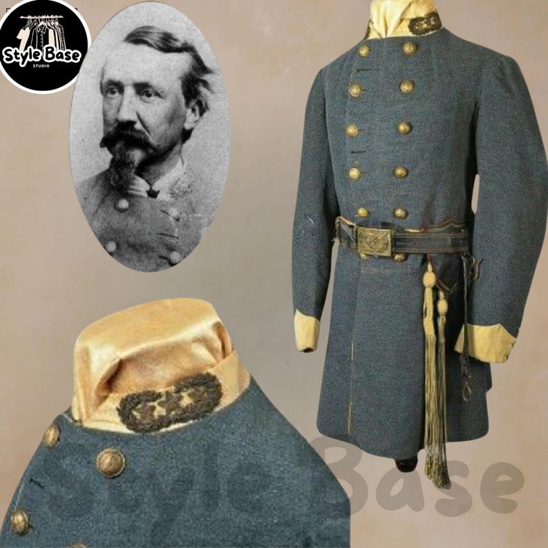 Handmade British Civil War Jacket – Custom Tailored General’s Long Wool ...