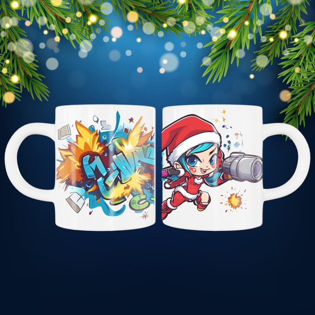 Arcane Jinx Powder League of Legends Christmas Mug, Jinx Coffee Mug ...