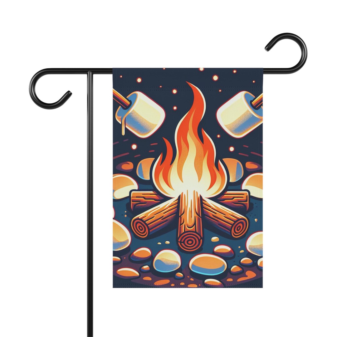 Outdoor Flag, Campfire Garden & House Banner, Yard Decoration, Summer ...