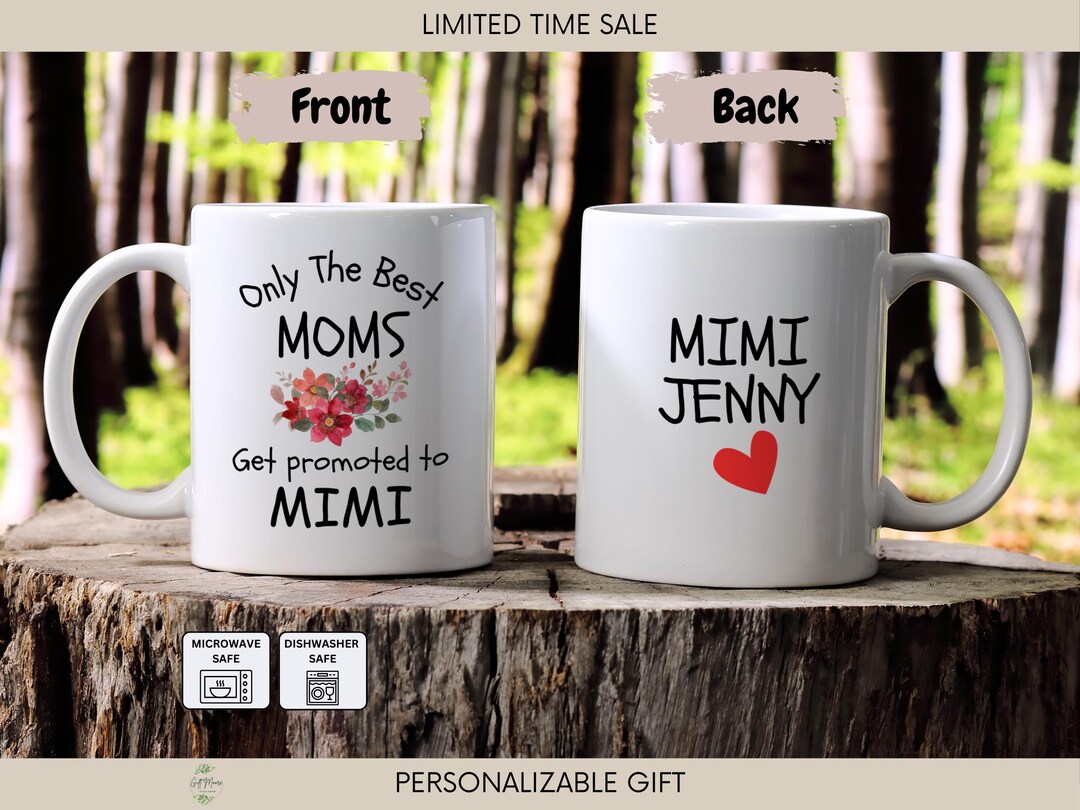 New Mimi Coffee Mug: Pregnancy Reveal Gift MUG125 - Etsy