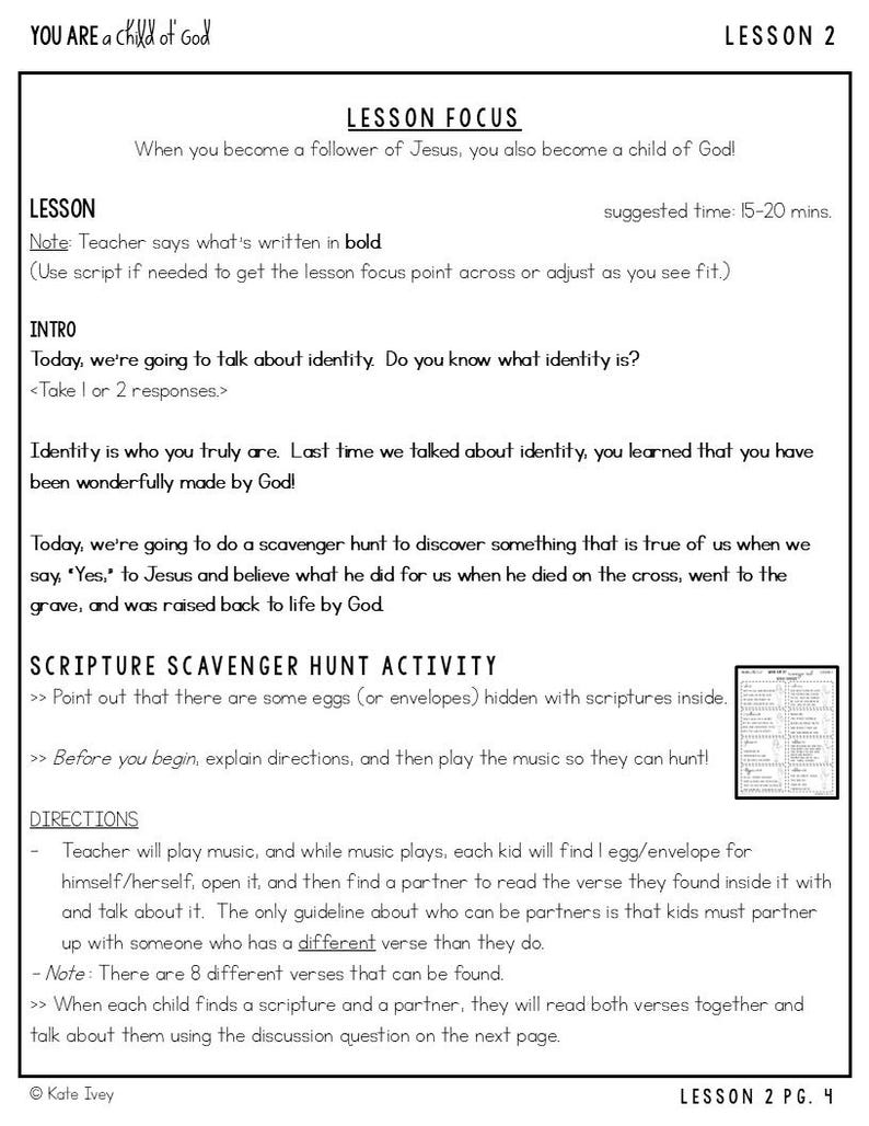 You Are Part of God's Family | Identity in Christ Lesson With ...