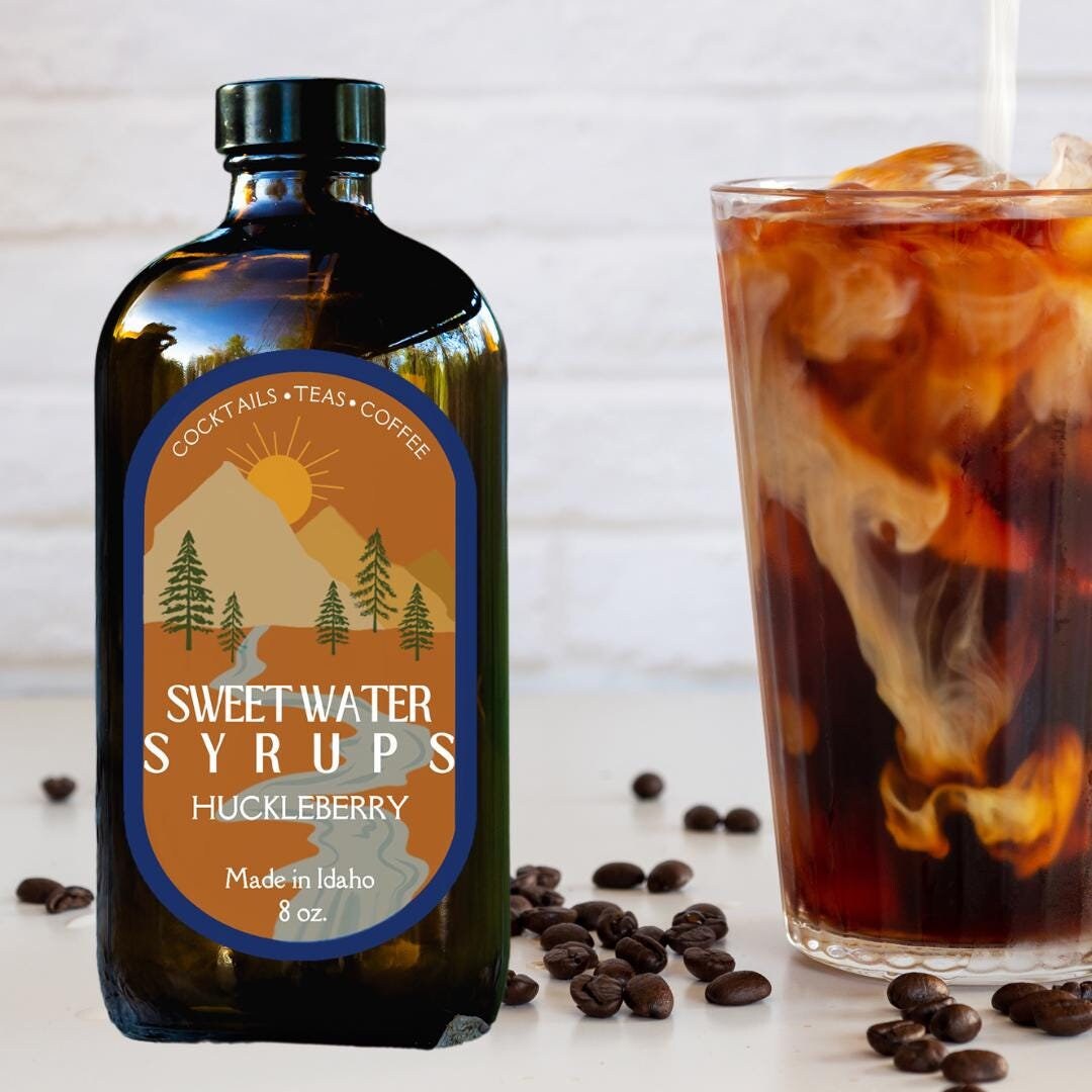 Idaho Huckleberry Syrup, Flavored Coffee Syrup, Organic Cocktail Syrup ...