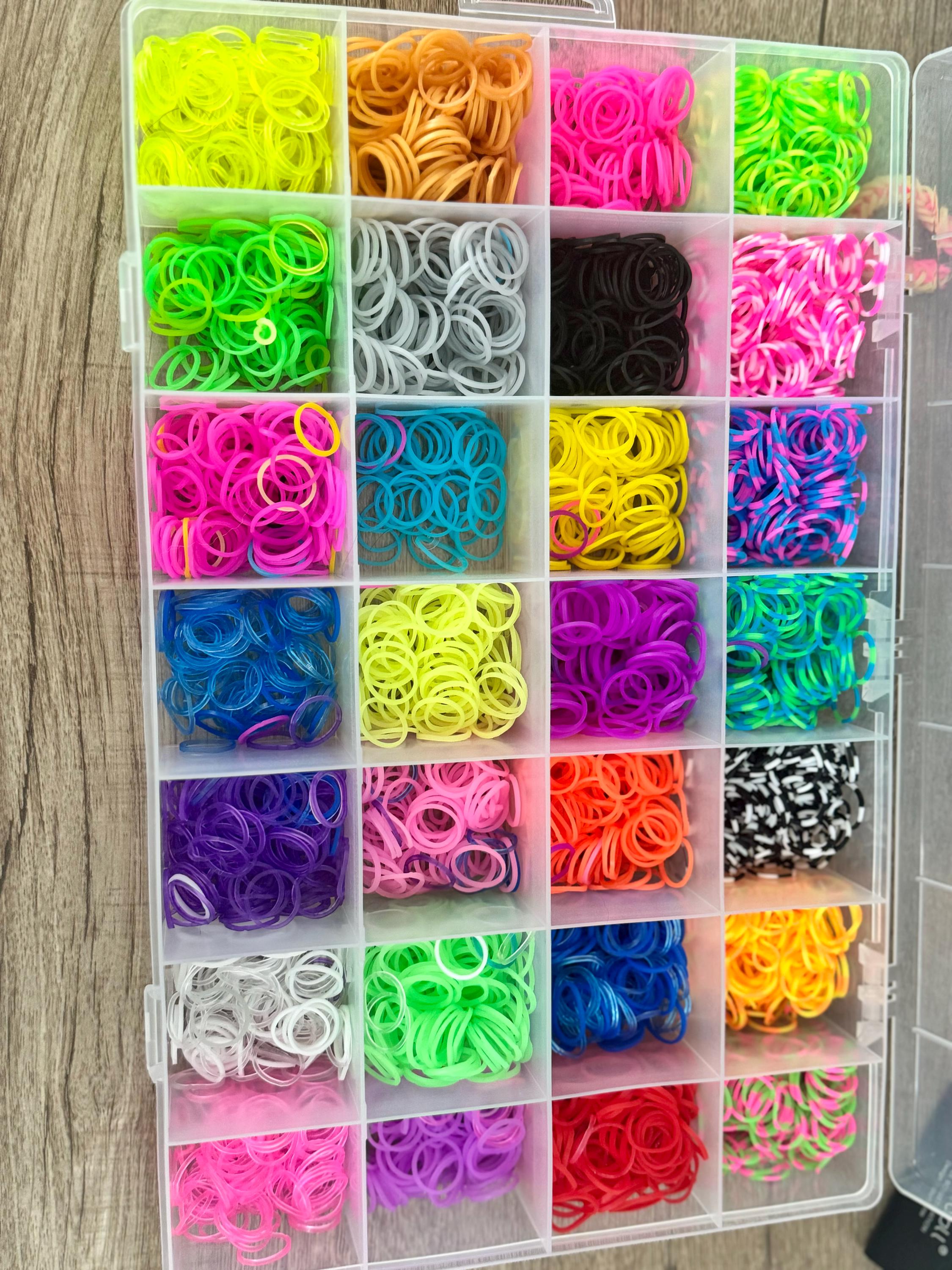 Handmade Rainbow Loom Rubber Band Bracelet | Kids Colorful Stretch ...