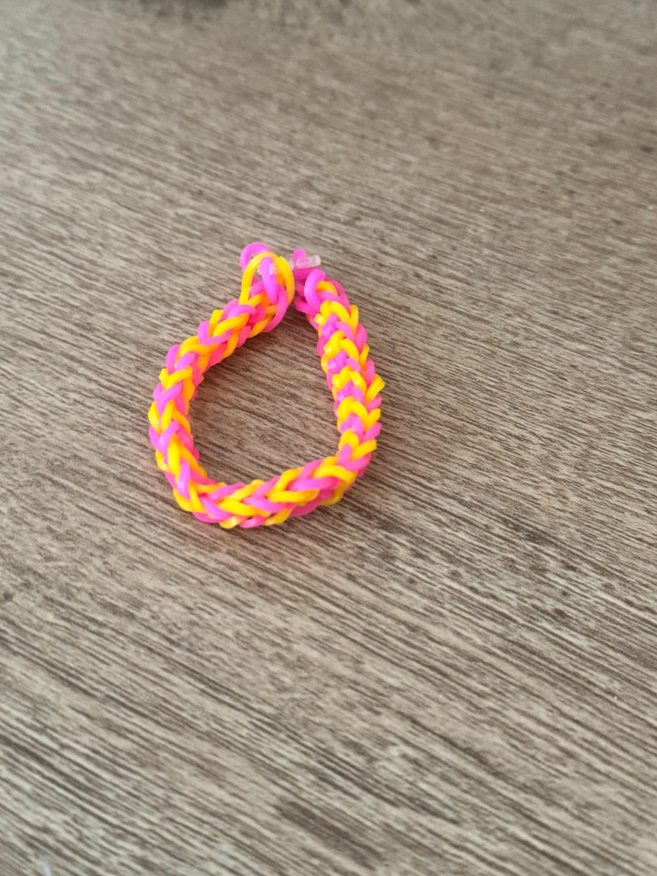 Handmade Rainbow Loom Rubber Band Bracelet | Kids Colorful Stretch ...