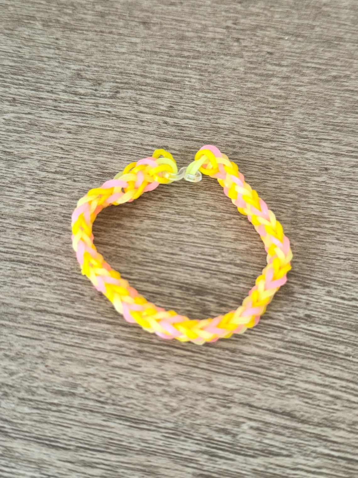 Handmade Rainbow Loom Rubber Band Bracelet | Kids Colorful Stretch ...