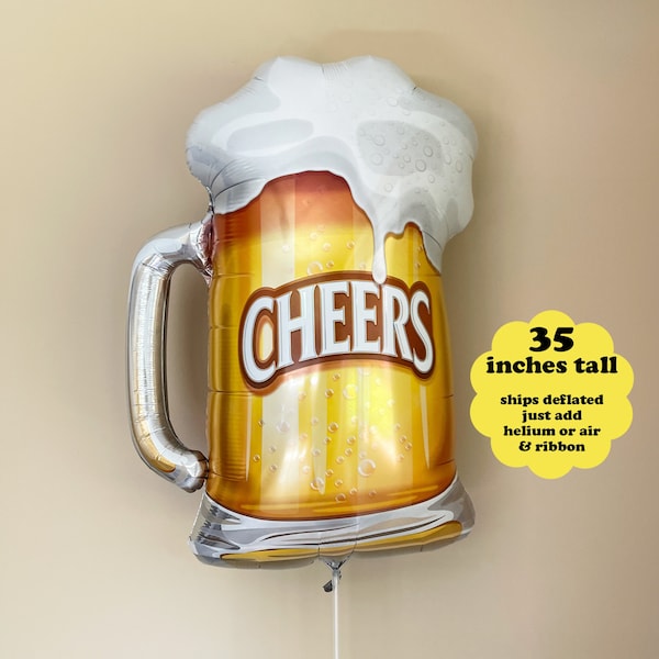 Cheers and Beers Balloons - Etsy