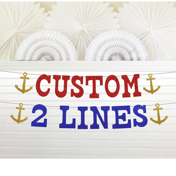 Anchor Banner - Etsy