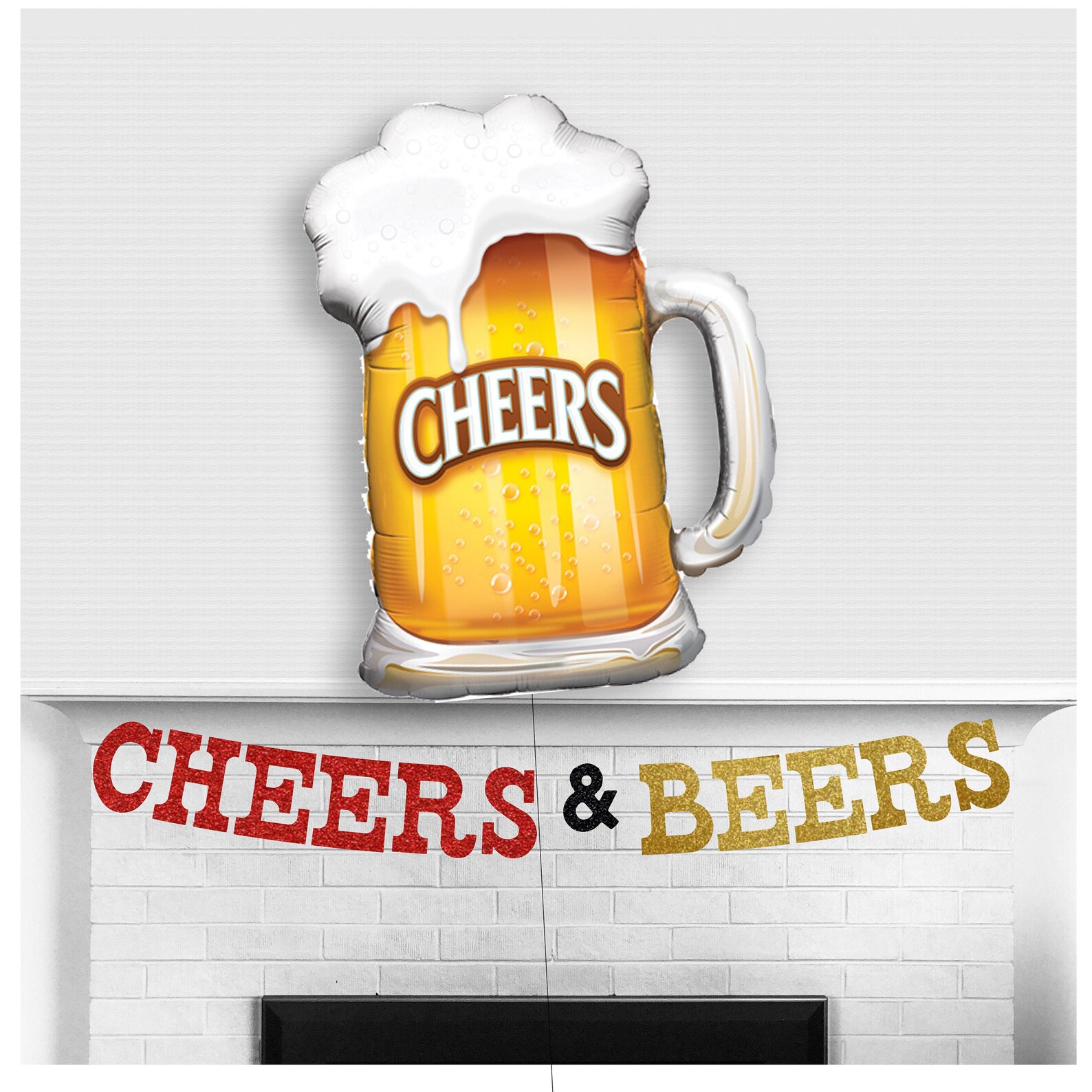 Cheers & Beers Birthday Banner 5 Inch Letters Craft Beer - Etsy