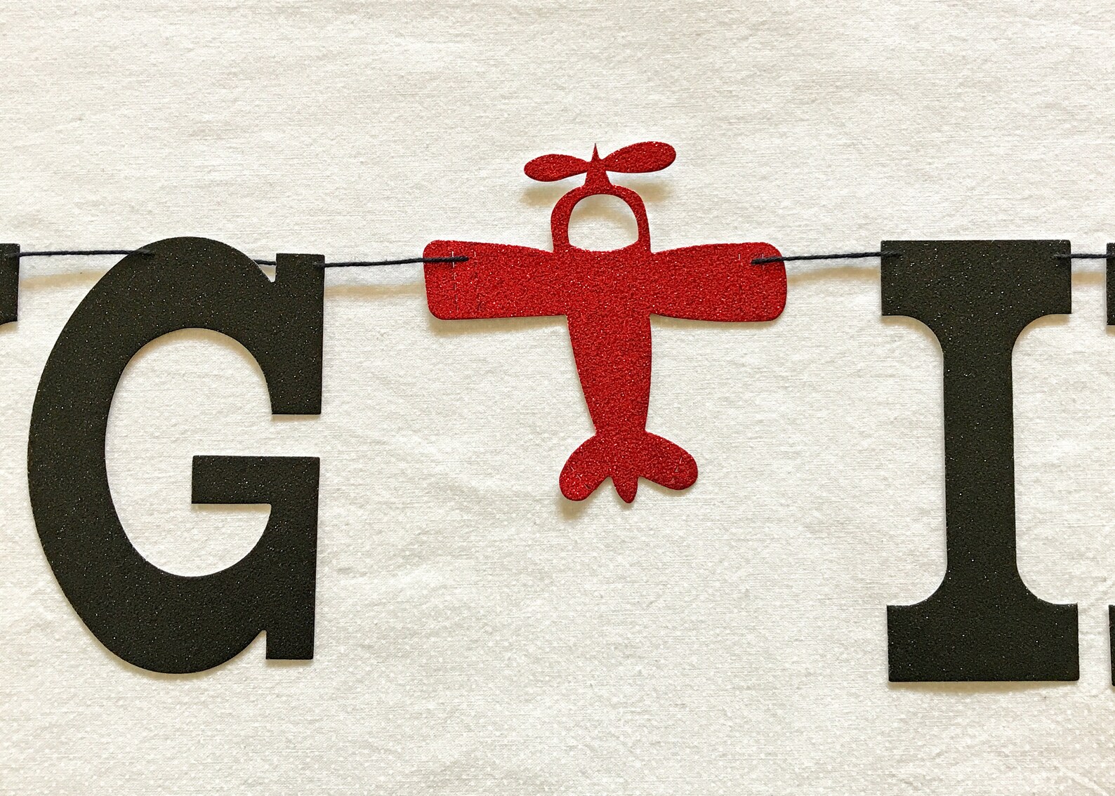 Retirement Party Banner - Glitter 5 Inch Letters - Flying Into ...