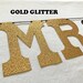 Glitter Hashtag Banner 5 Inch Letters Custom Wedding Hashtag Sign Hash ...