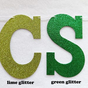 Western Name Banner - Glitter 5 Inch Tall Letter - Little Cowboy 1st ...