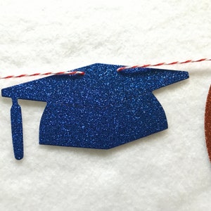 Class of 2025 Graduation Banner - Glitter 5 Inch Letters - 2025 Grad ...