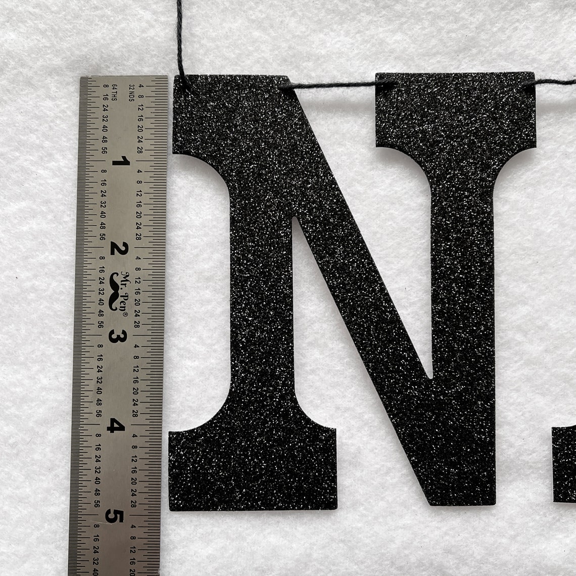 Nash Bash Banner Glitter - 5 Inch Letter - Bachelorette Party ...