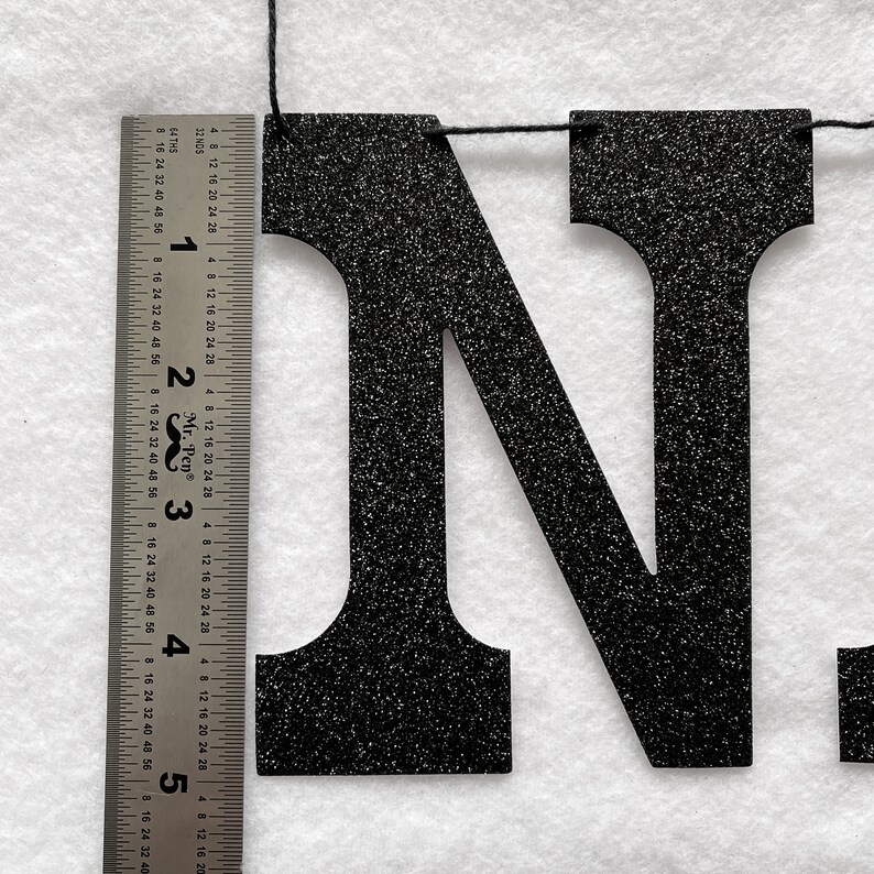 Nash Bash Banner Glitter 5 Inch Letter Bachelorette Party - Etsy