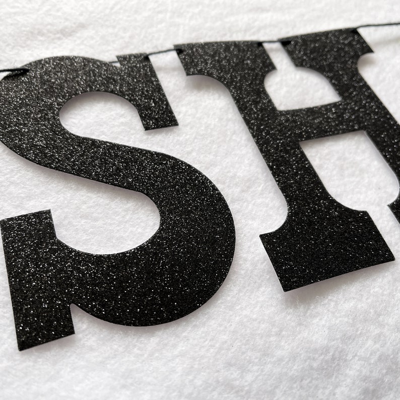 Nash Bash Banner Glitter - 5 Inch Letter - Bachelorette Party ...