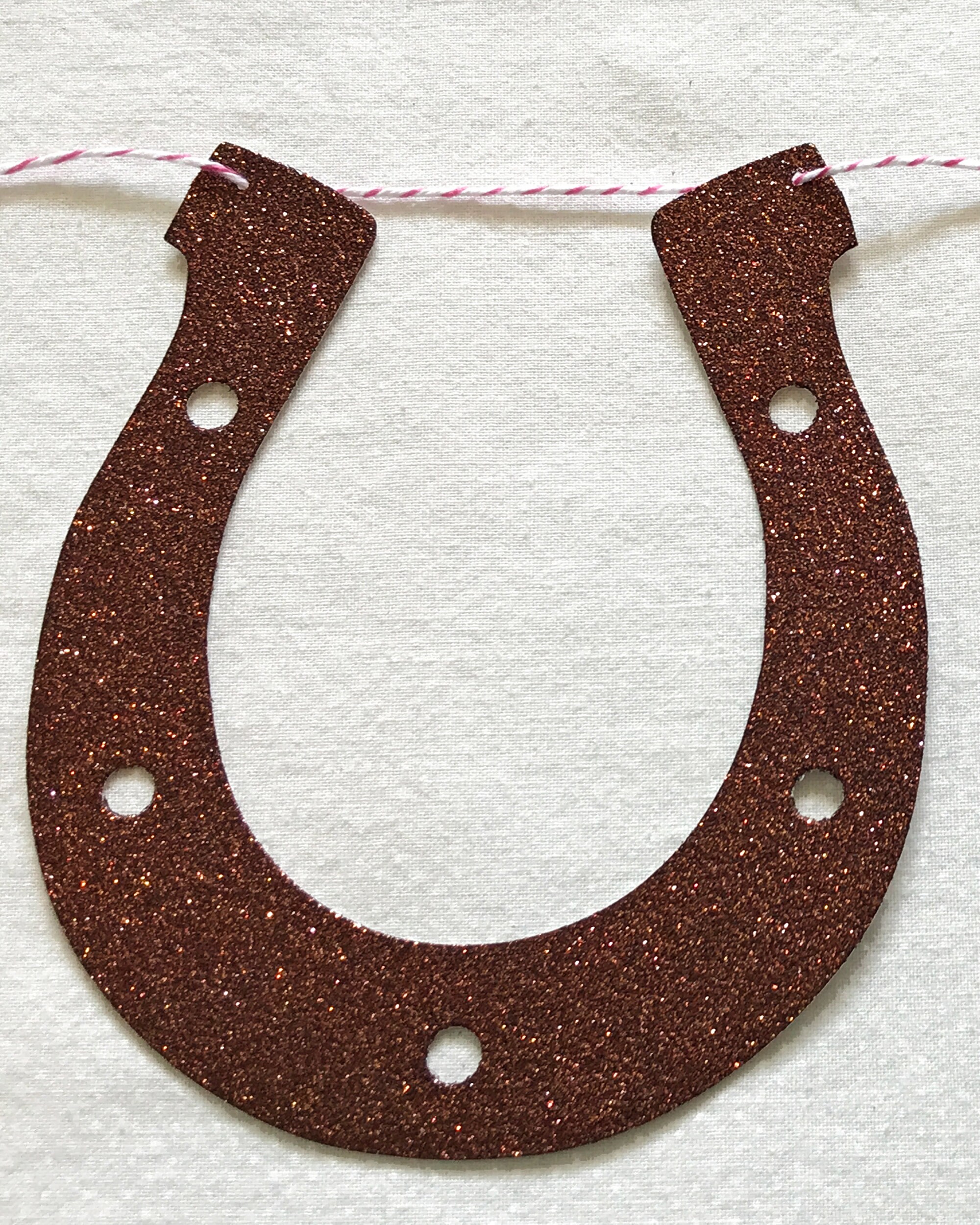 Little Cowgirl Glitter Banner 5 Inch Letters Western Baby | Etsy