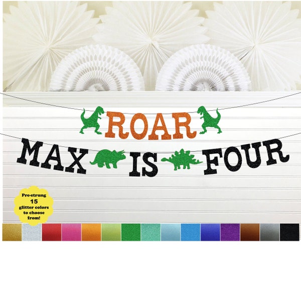Roar Im Four Birthday Decorations - Etsy