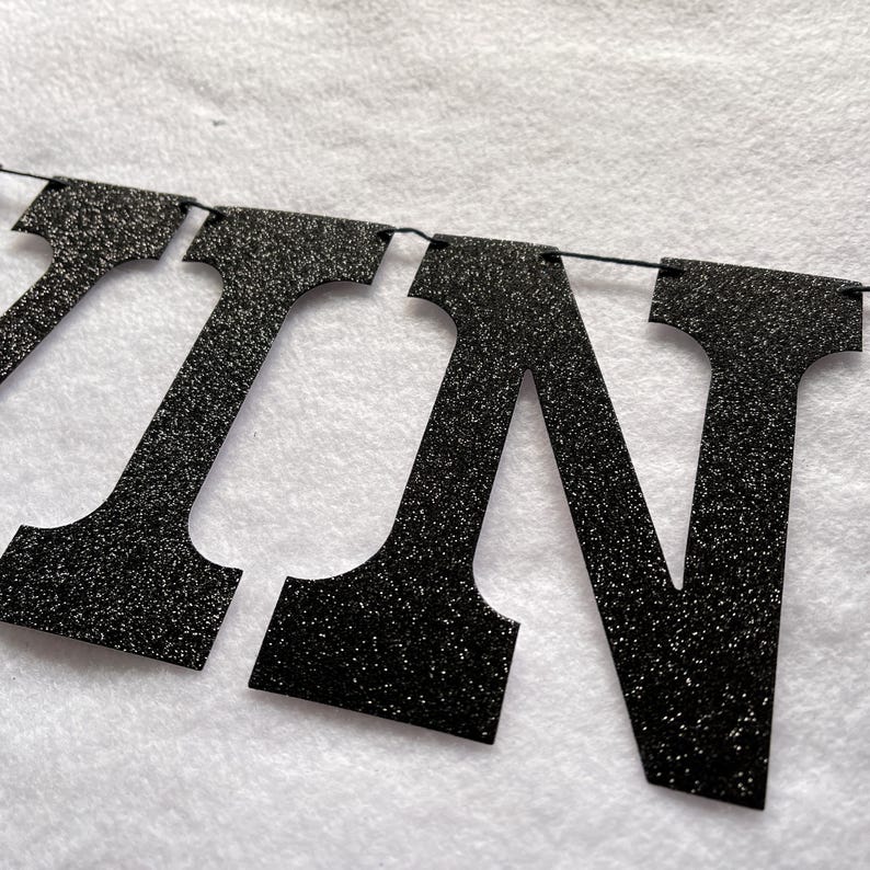Retirement Party Banner - Glitter 5 Inch Letters - Flying Into ...