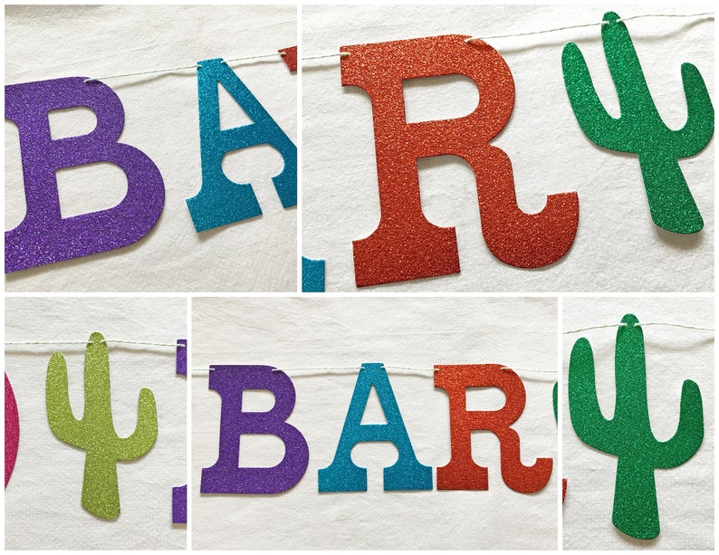 Glitter Nacho Bar Banner 5 Inch Letters Fiesta Birthday - Etsy