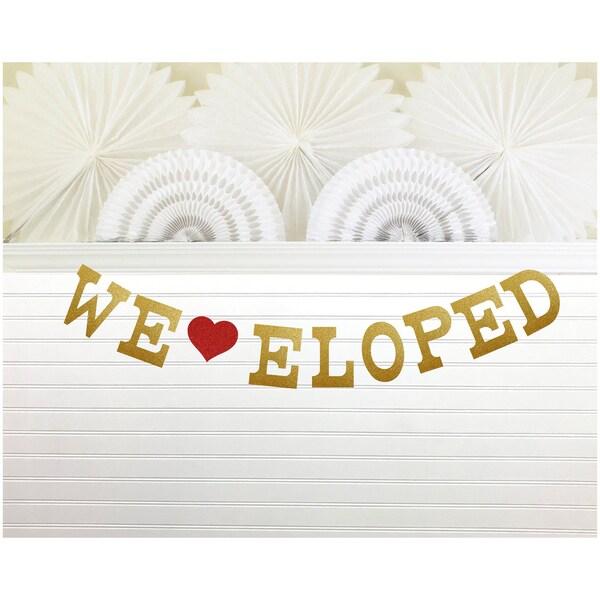 We Eloped - Etsy