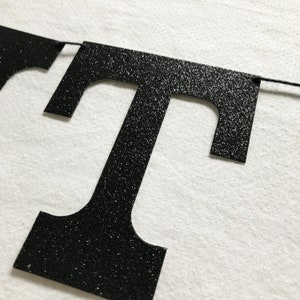 Glitter New Years Eve Banner - 5 Inch Letters - Cheers to New Year Sign ...