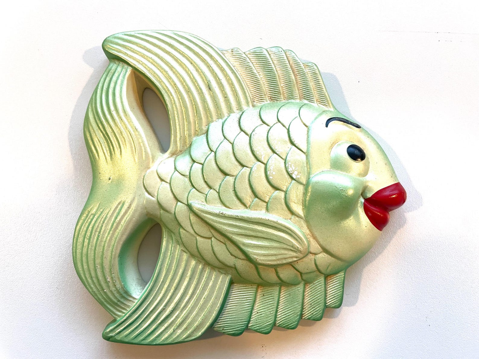 Vintage Set of 2 Fish Wall Hangings 1954 Miller Studio Chalkware Wall ...