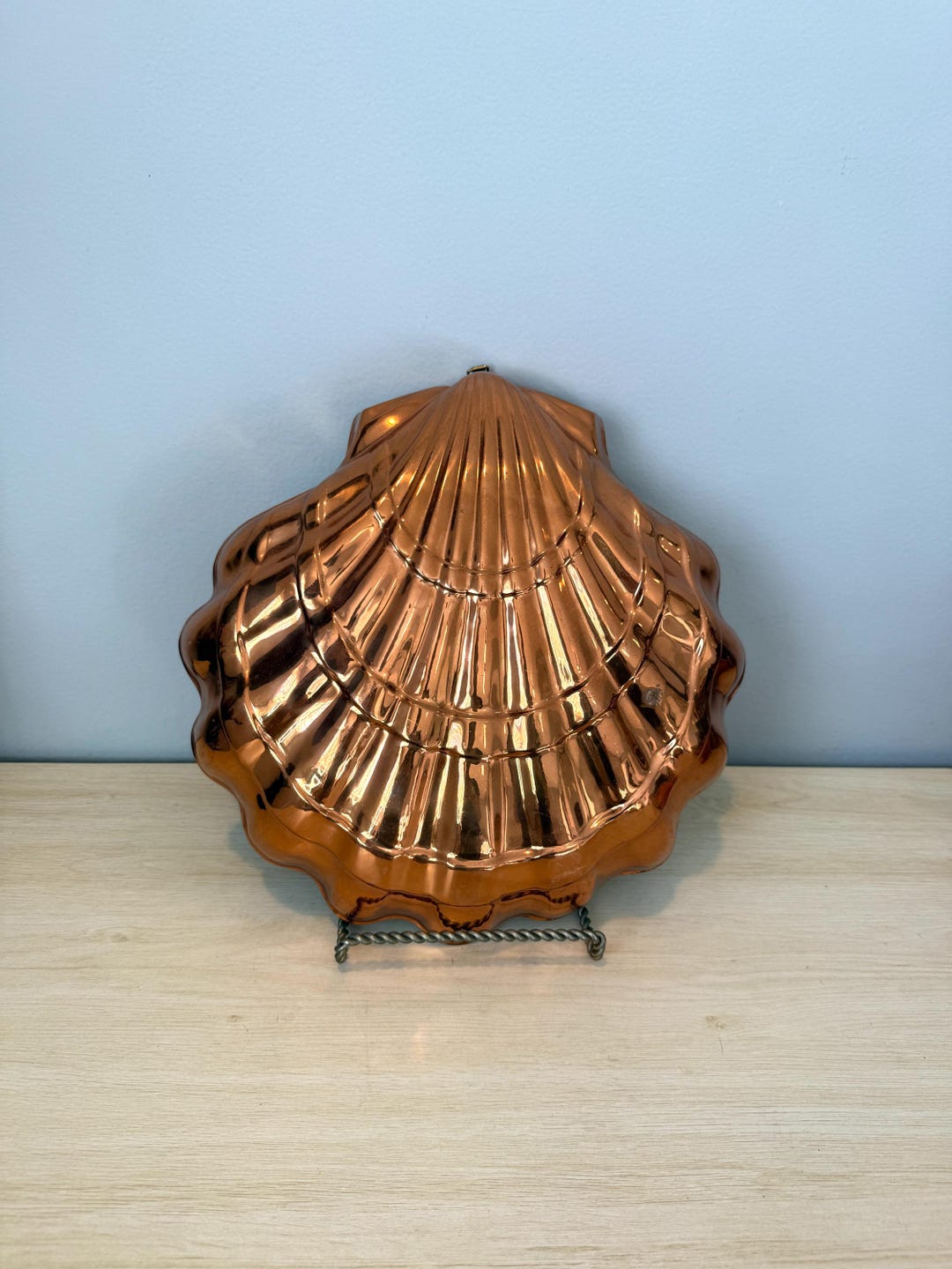 Vintage Copper Shell Mold /sea Shell Shaped Cake or Jello Mold/ 12 X 12 ...