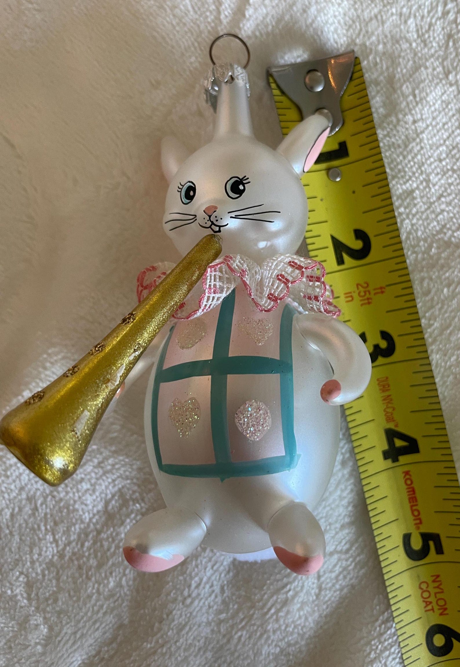 Vintage De Carlini Italian Hand Blown Hand Painted Glass Bunny ...