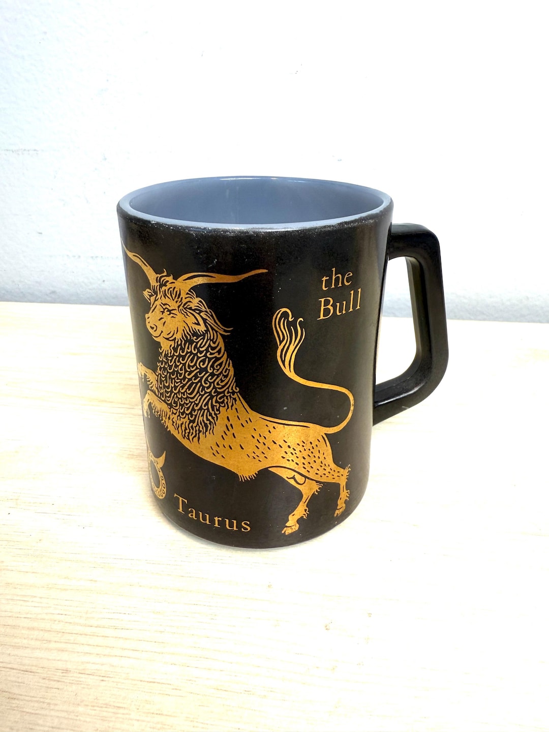 Vintage 1960's Zodiac Mug | Taurus the Bull | Federal Glass | 10 Oz ...