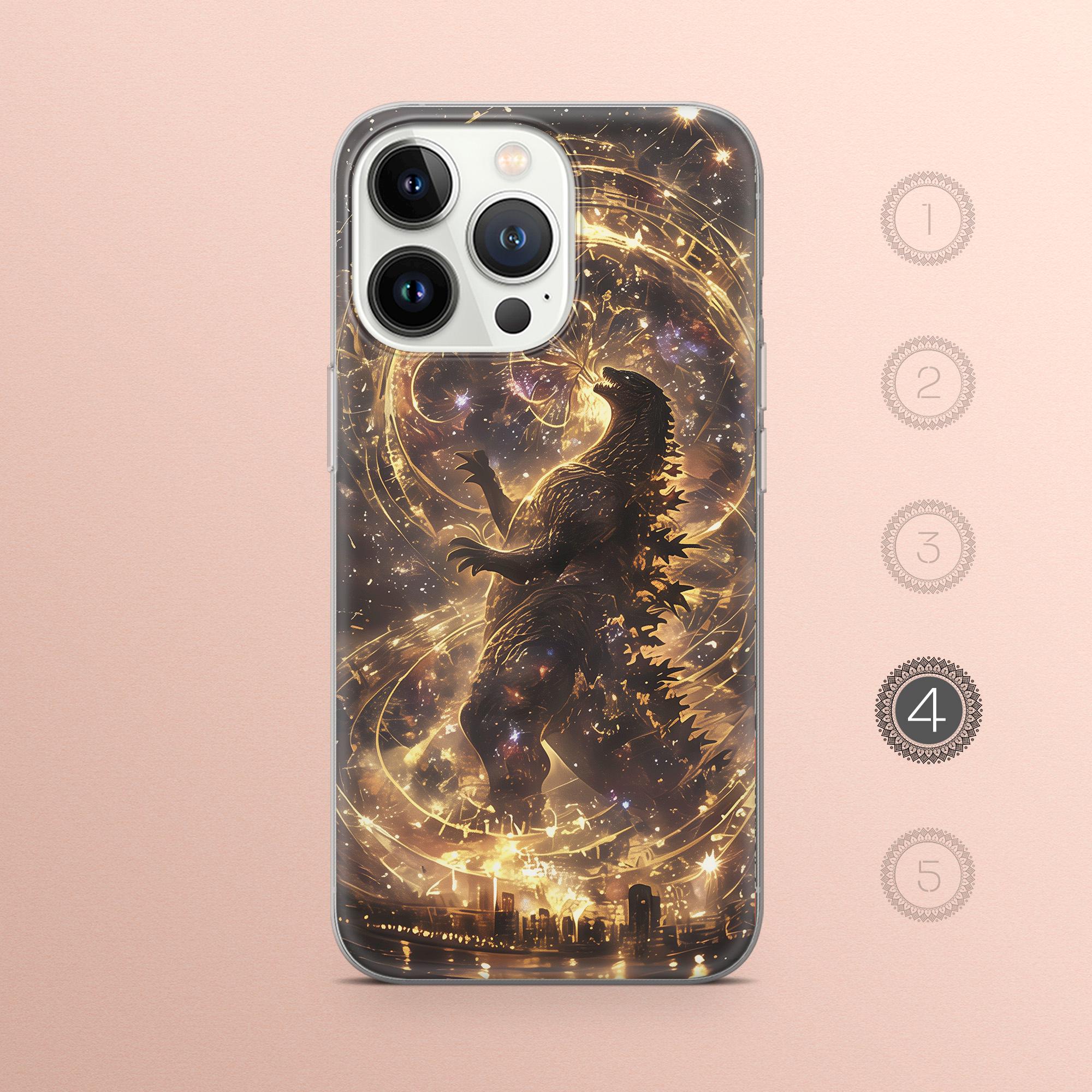 Sci-fi Godzilla Phone Film Cover for iPhone 17 Pro Max, 16e, 15, 14, 12 ...